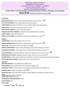 Menus - Mims Restaurant Lounge